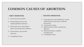 Early pregnancy loss | PPTX