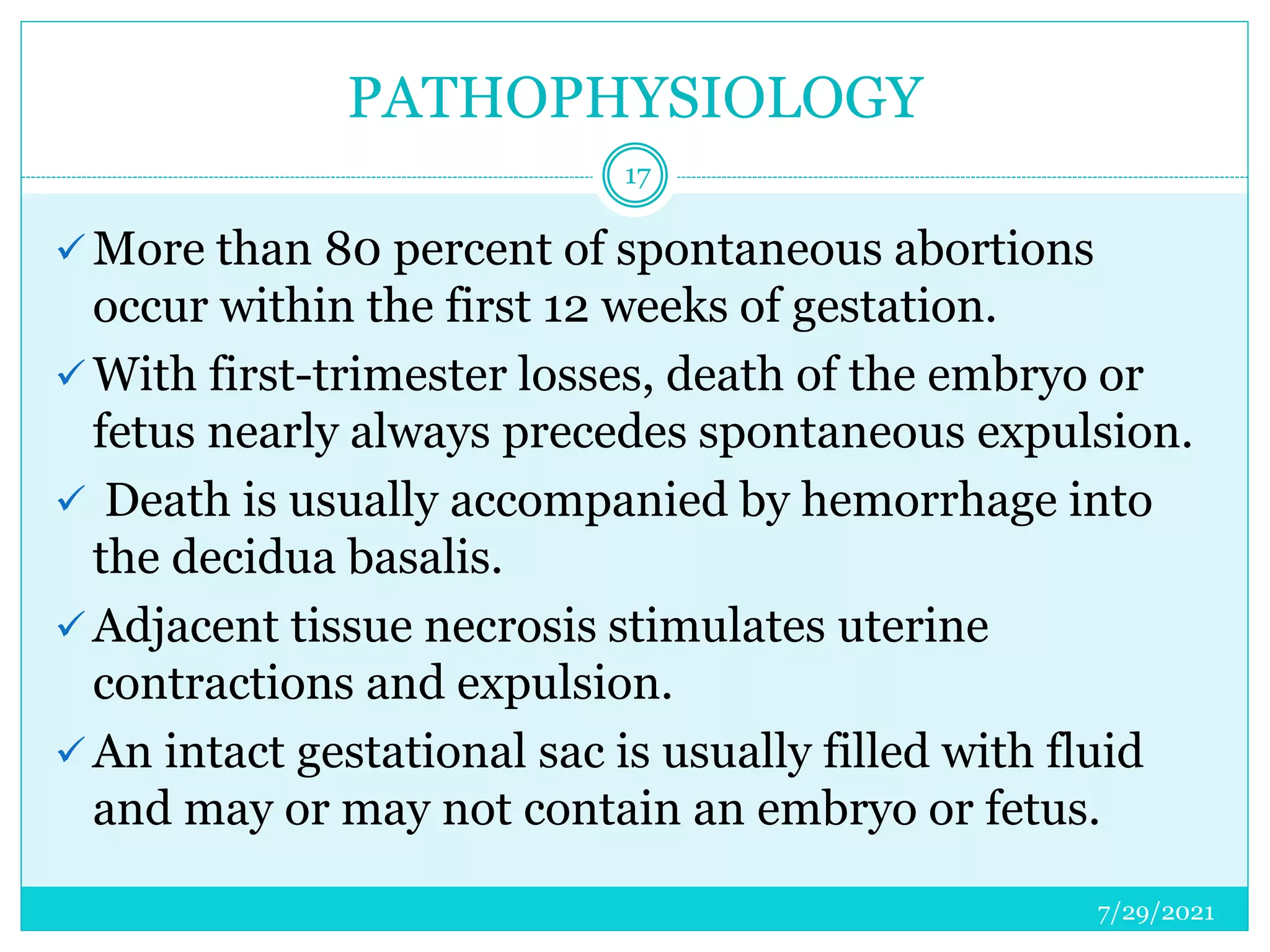 Early pregnancy loss | PPTX