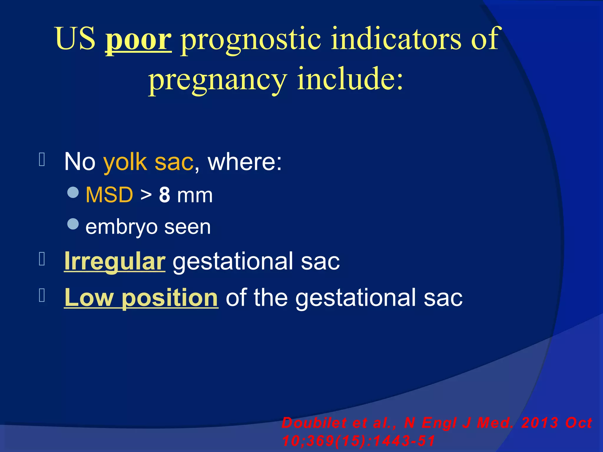 Early pregnancy ultrasonographic evaluation | PPT