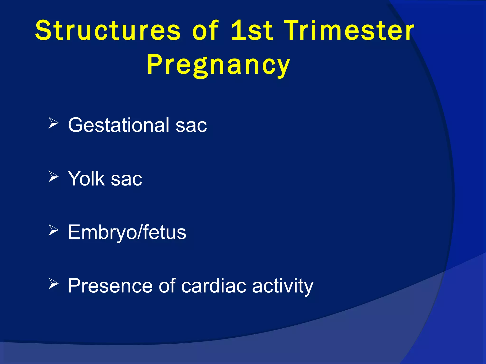 Early pregnancy ultrasonographic evaluation | PPT