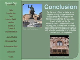 Shakespeare Webquest | PPT