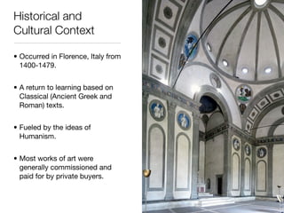 Early Italian Renaissance | KEY