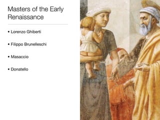 Early Italian Renaissance | KEY