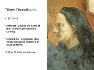 Early Italian Renaissance | KEY