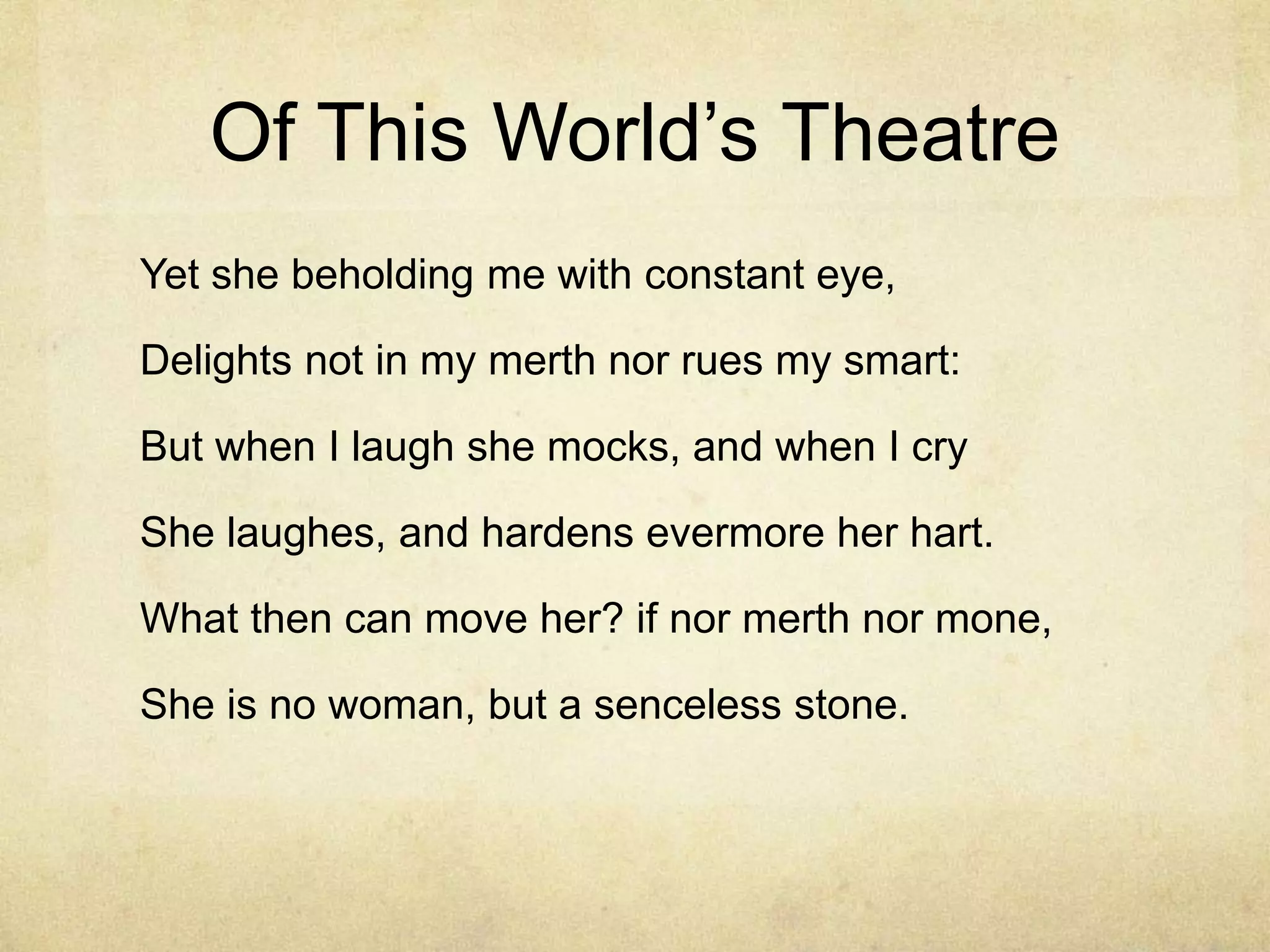 Early renaissance poetry | PPT