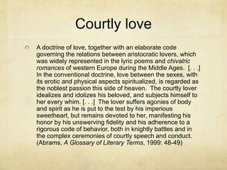 Early renaissance poetry | PPT