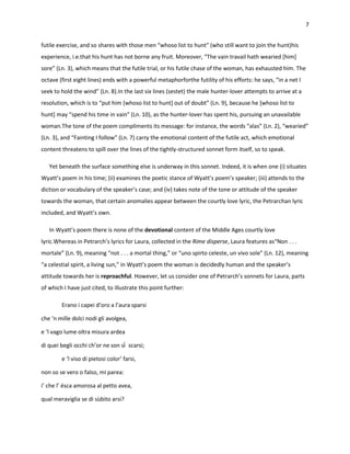 Early renaissance poetry notes | PDF