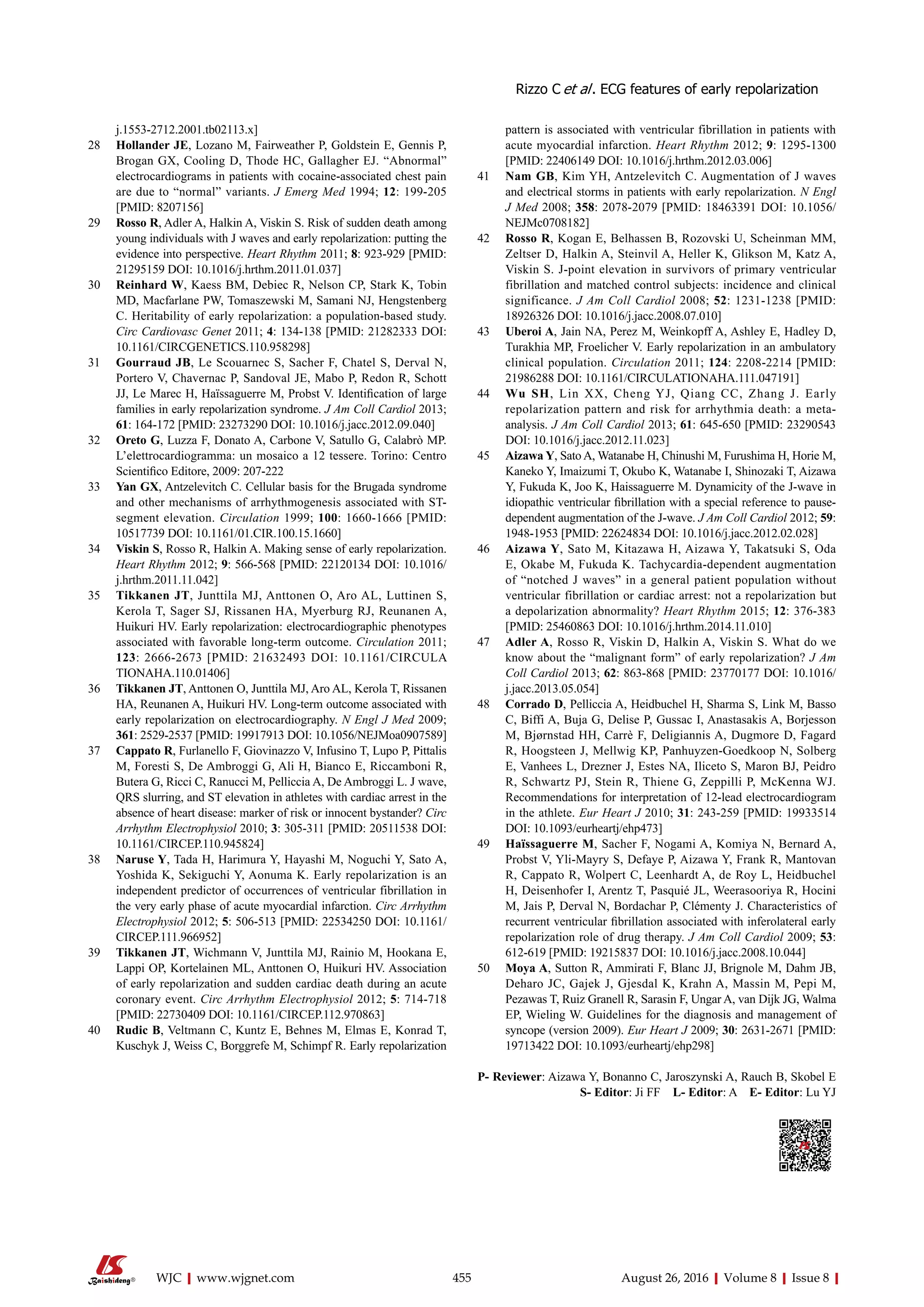 Early repolarization | PDF
