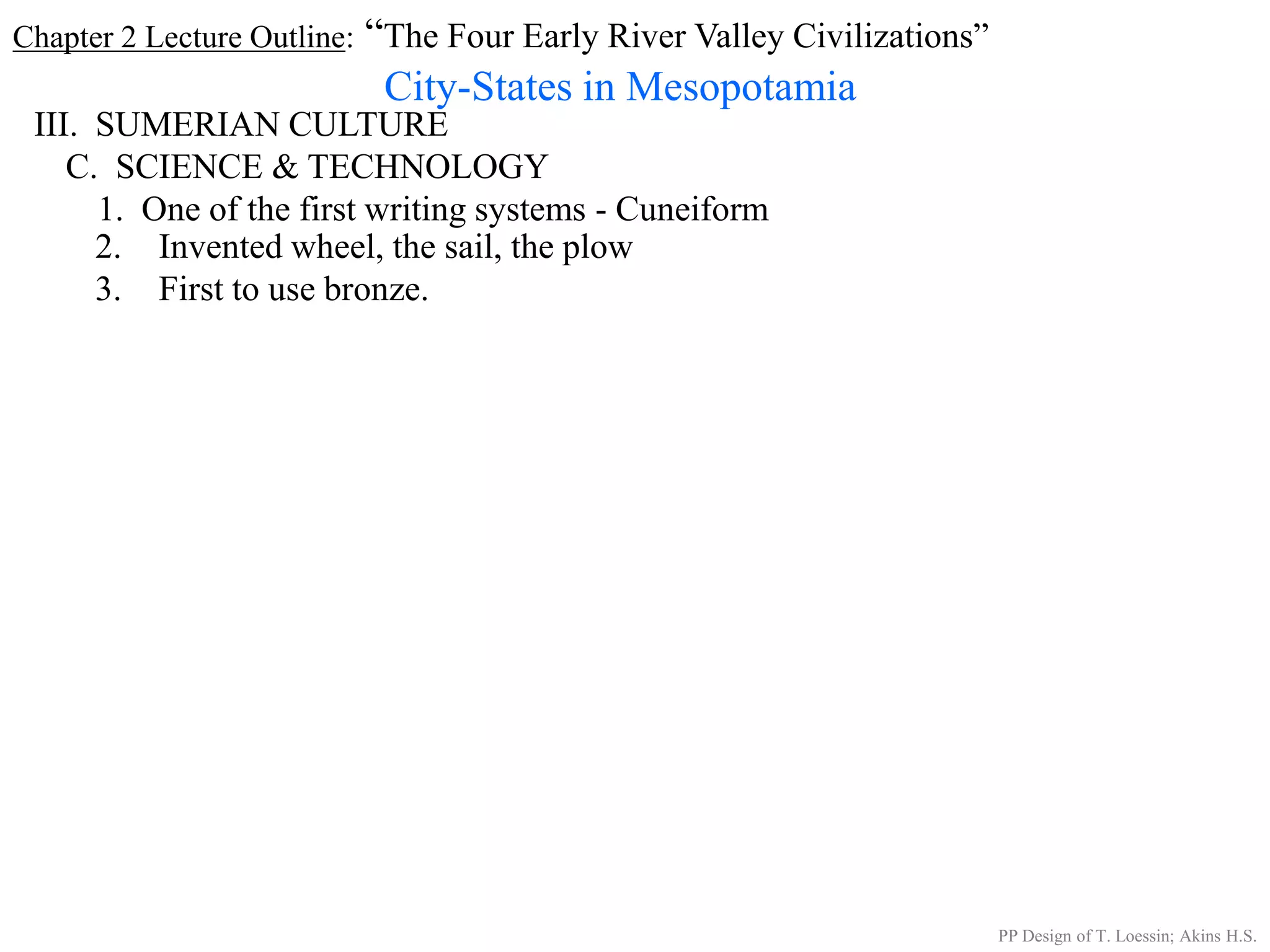 Early river valley civilizations | PPT