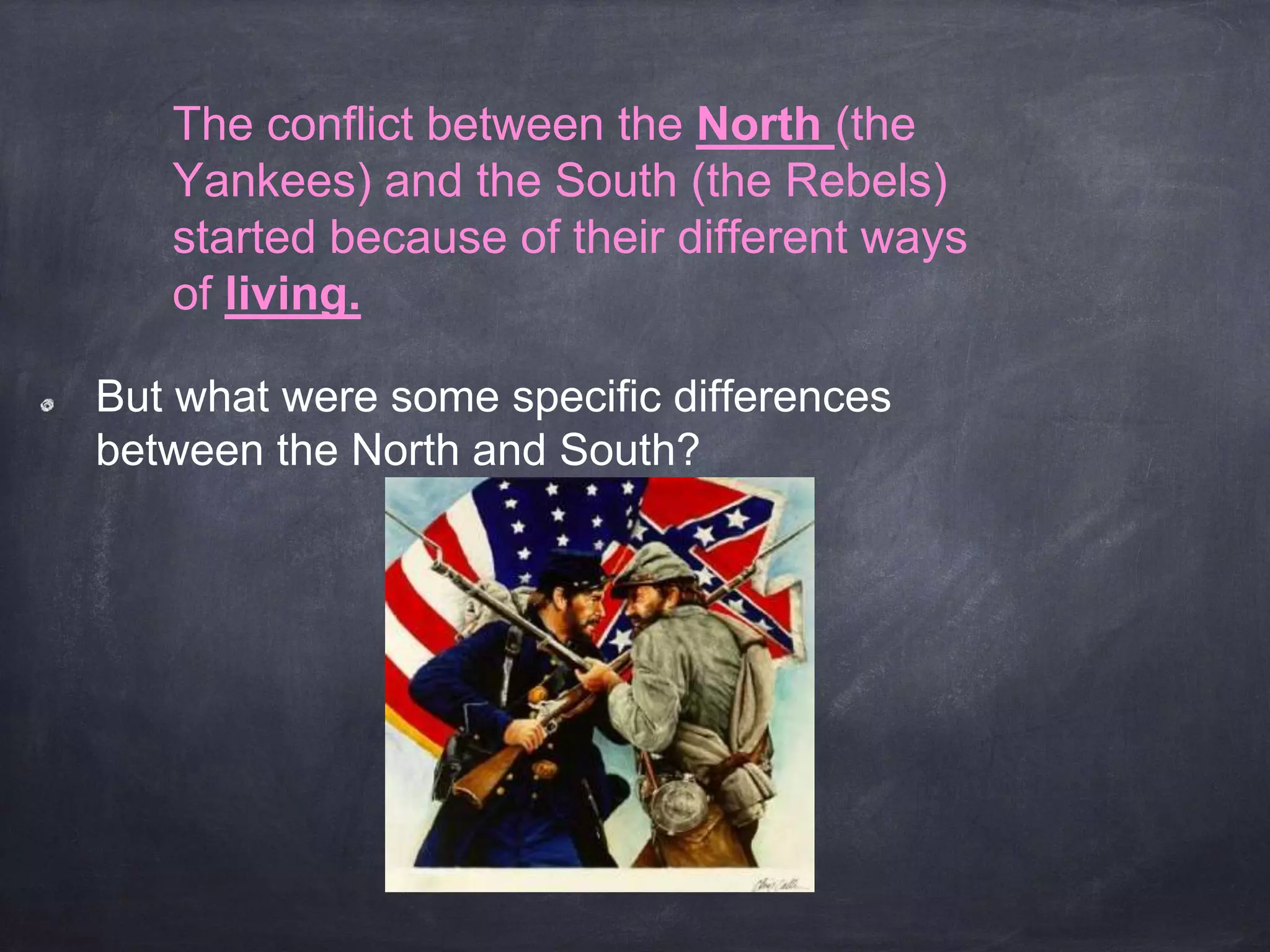 Early roots of civil war presentation north v south | PPTX