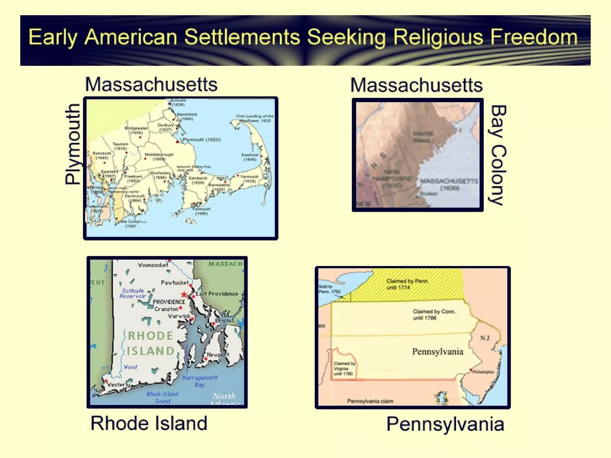 Reason early settlers came to America | PPT
