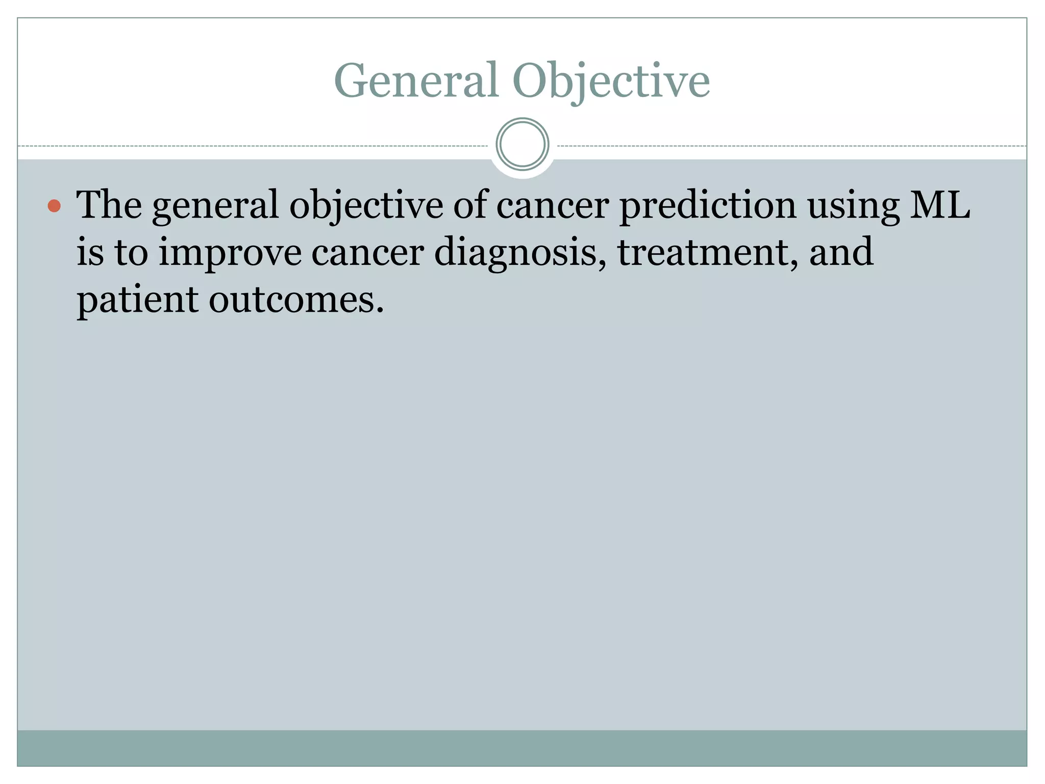 Early Stage Cancer Prediction Using Machine Learning Models.pptx