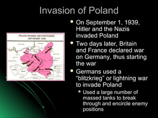 Early stages of the second world war .ppt