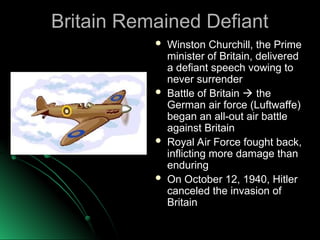 Early stages of the second world war .ppt