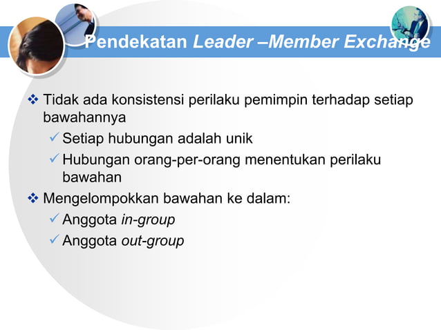 Early theory, the foundations of modern leadership (teori-teori awal ...