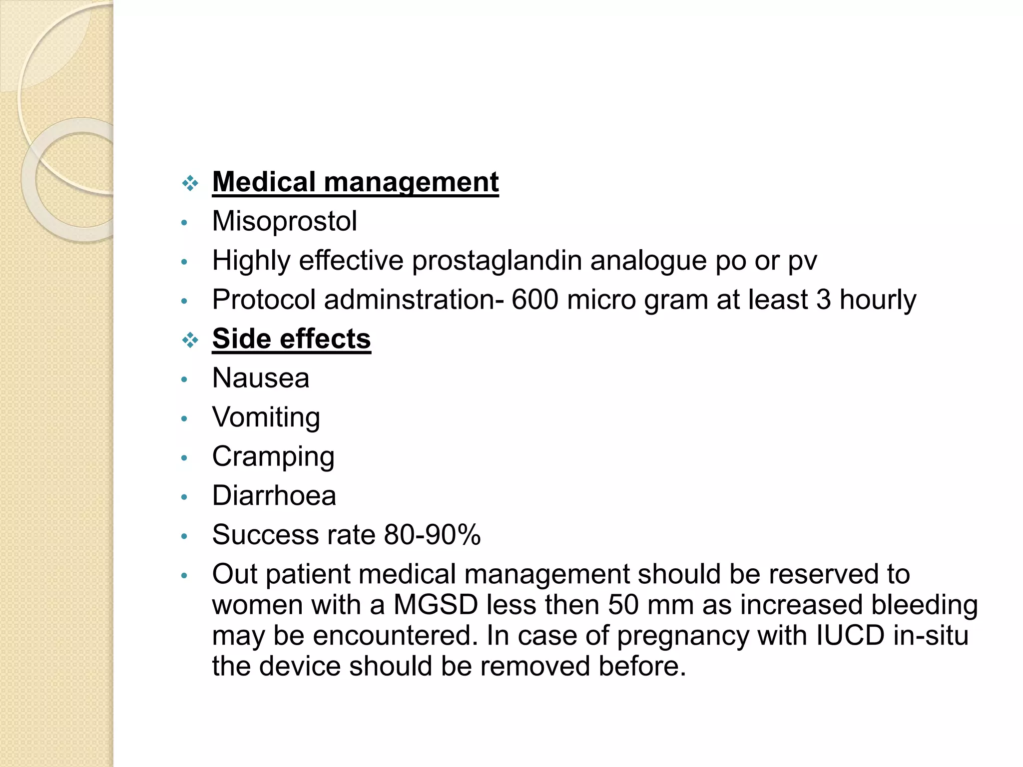 Early trimester miscarriages | PPTX