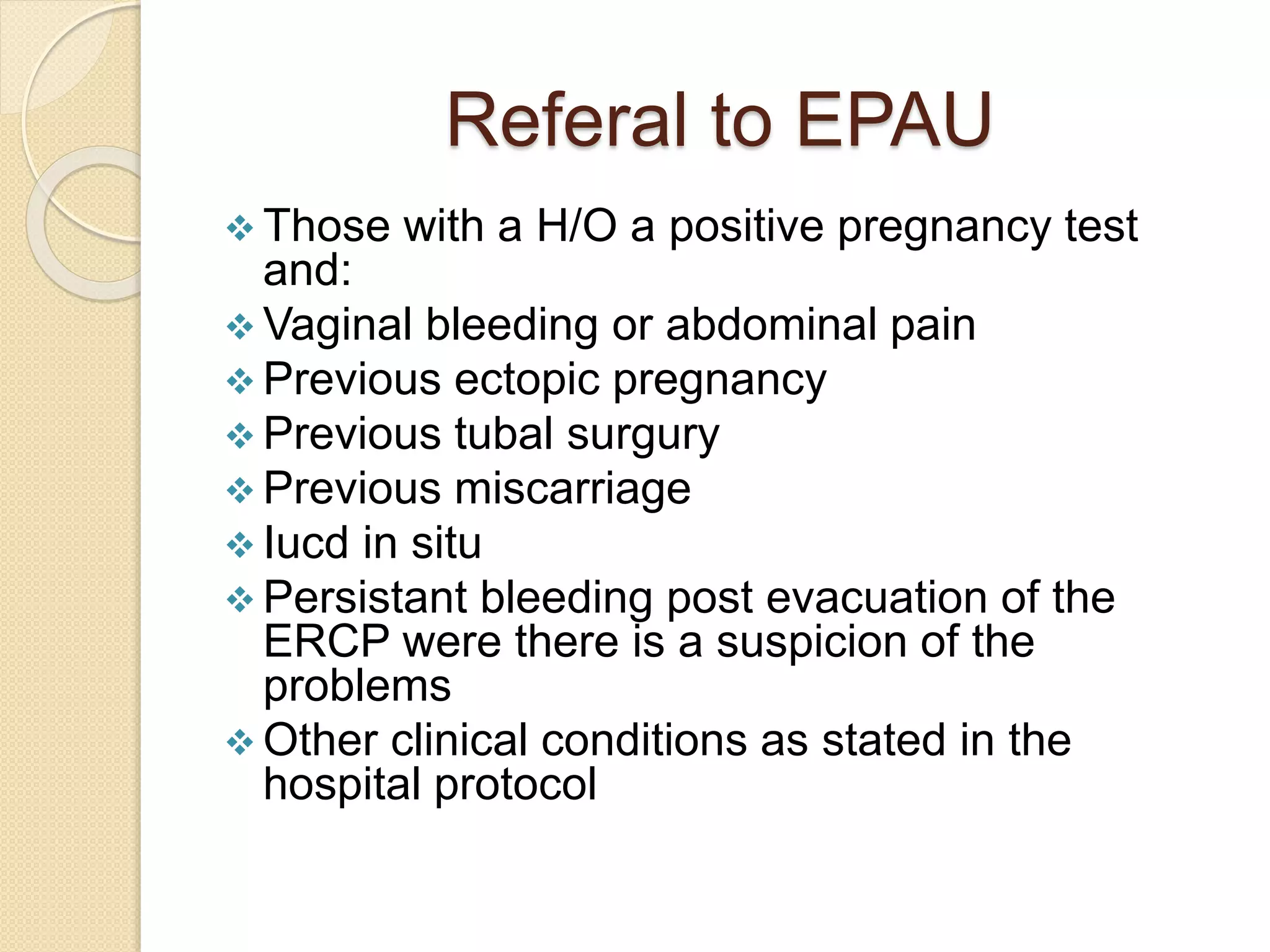 Early trimester miscarriages hina | PPTX