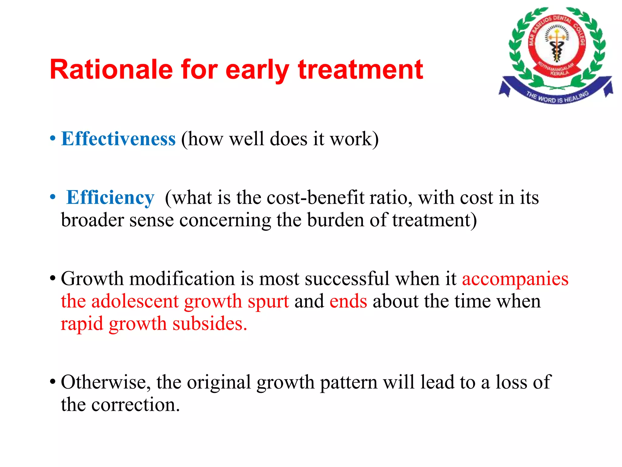 EARLY VERSUS LATE ORTHODONTIC TREATMENT.pptx