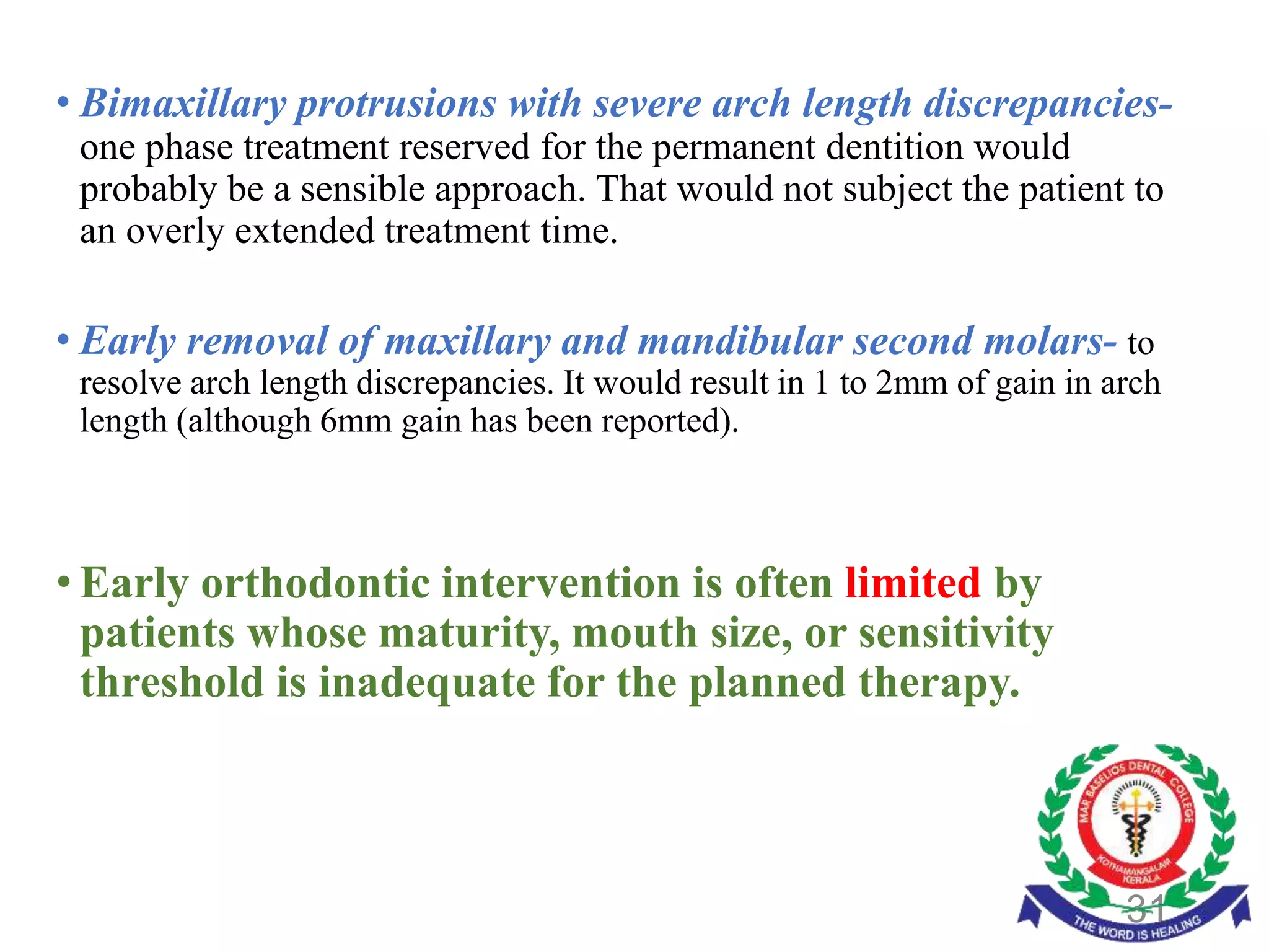 EARLY VERSUS LATE ORTHODONTIC TREATMENT.pptx