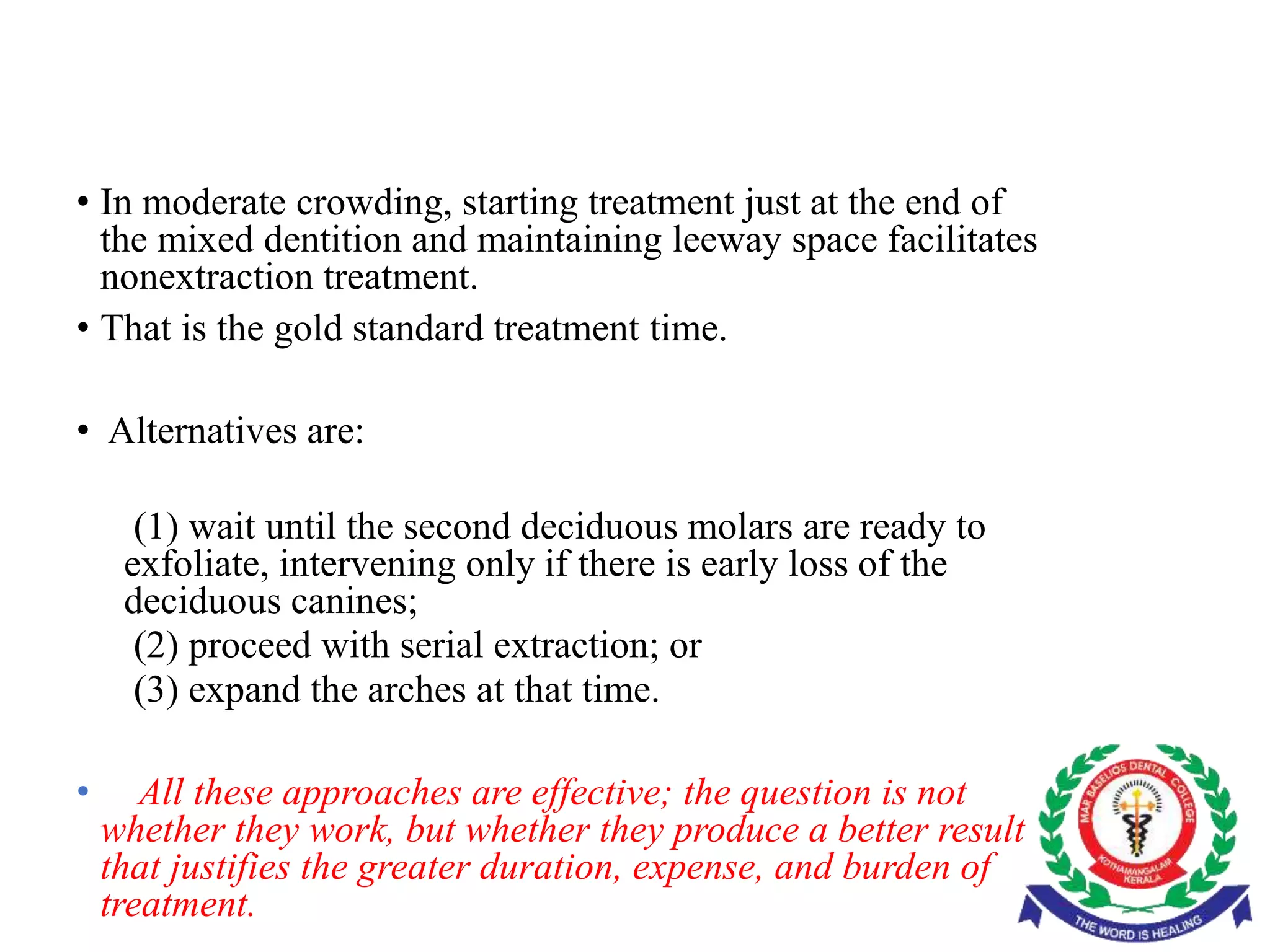 EARLY VERSUS LATE ORTHODONTIC TREATMENT.pptx