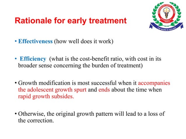 EARLY VERSUS LATE ORTHODONTIC TREATMENT.pptx
