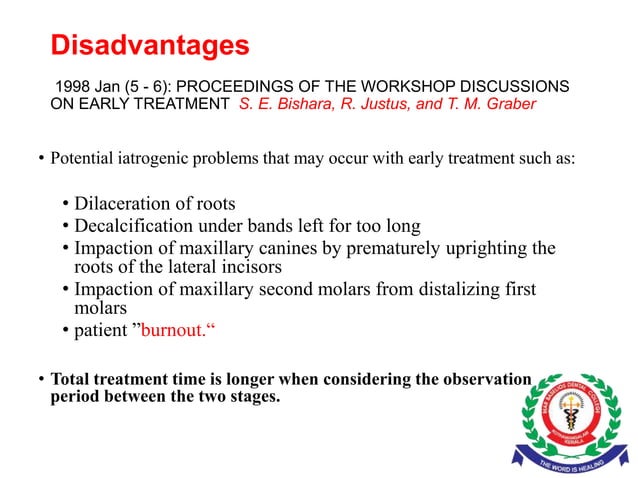 EARLY VERSUS LATE ORTHODONTIC TREATMENT.pptx