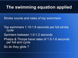 Early vertical forearm and swolf technique | PPT