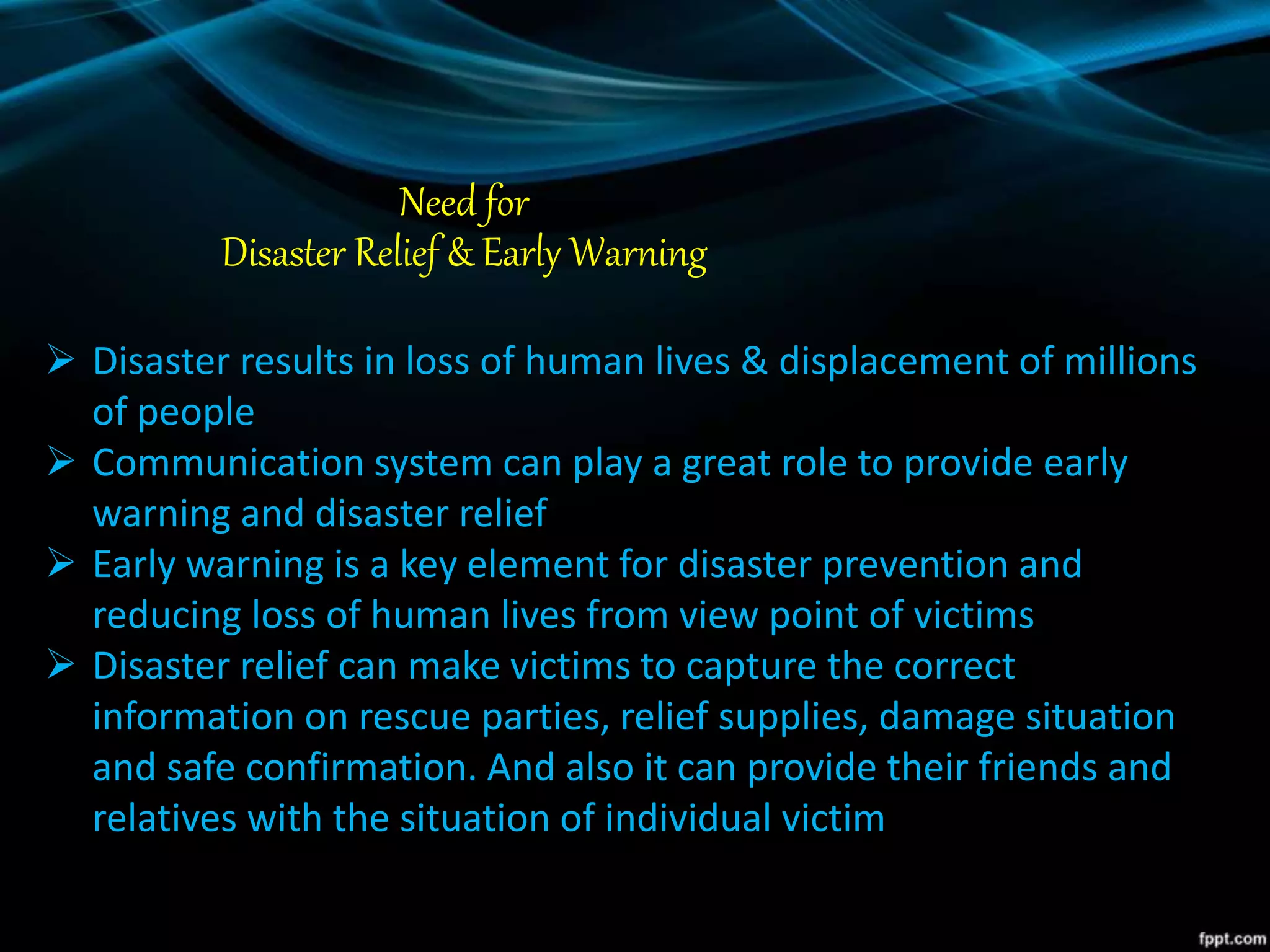 Early warning and communication team | PPSX