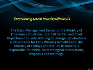Early warning and communication team | PPSX