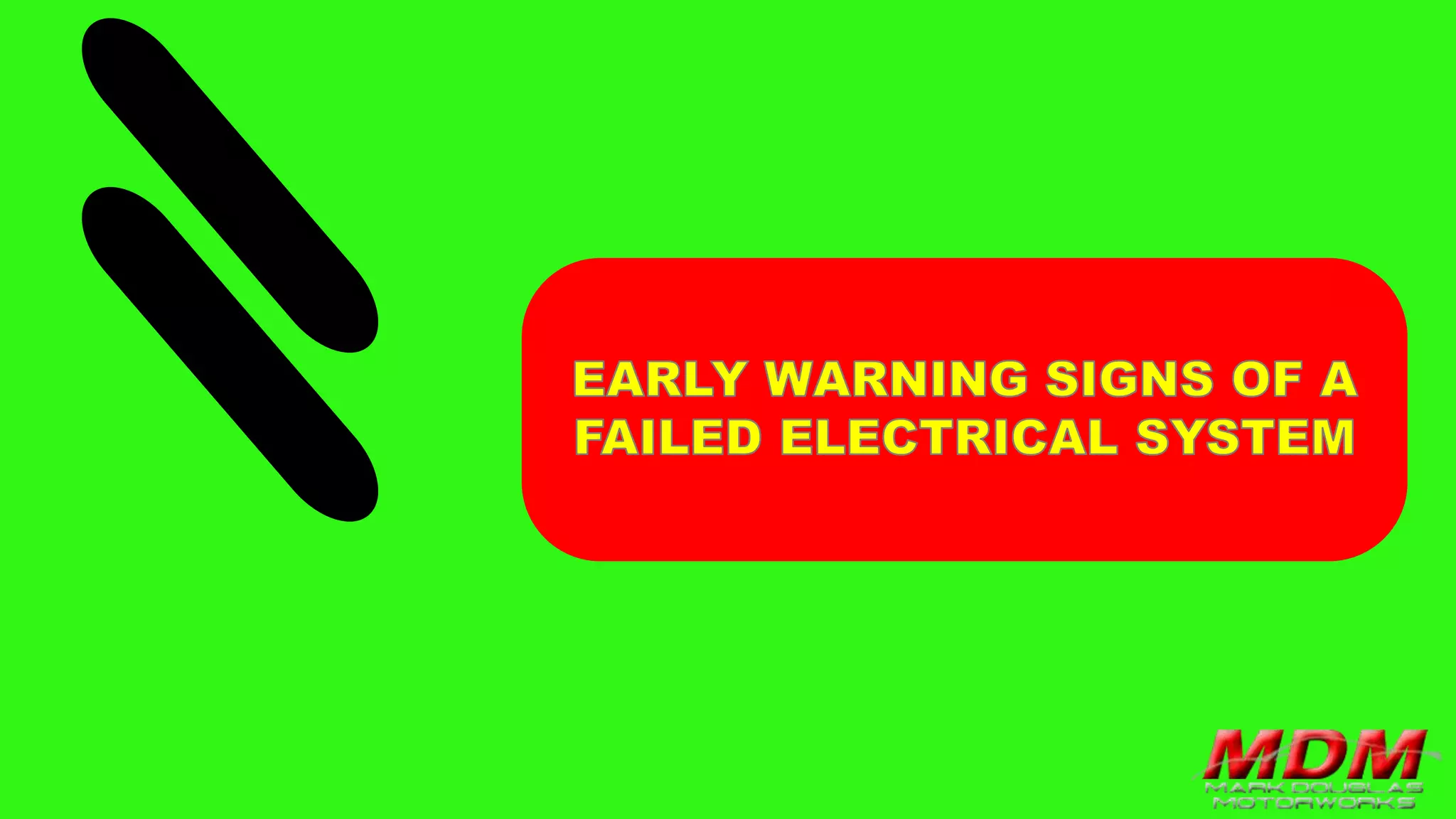 Early Warning Signs of a Failed Electrical System in the Car | PPTX