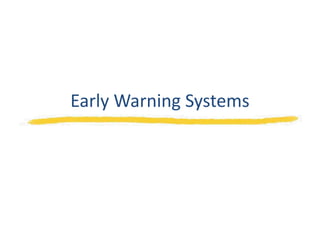 Early Warning System | PPTX