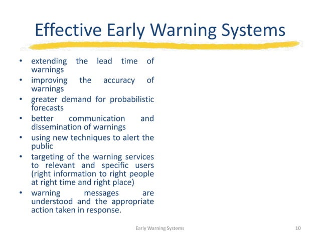 Early Warning System | PPTX | Geology | Science