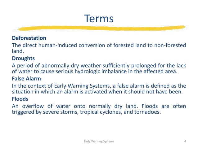 Early Warning System | PPTX | Geology | Science