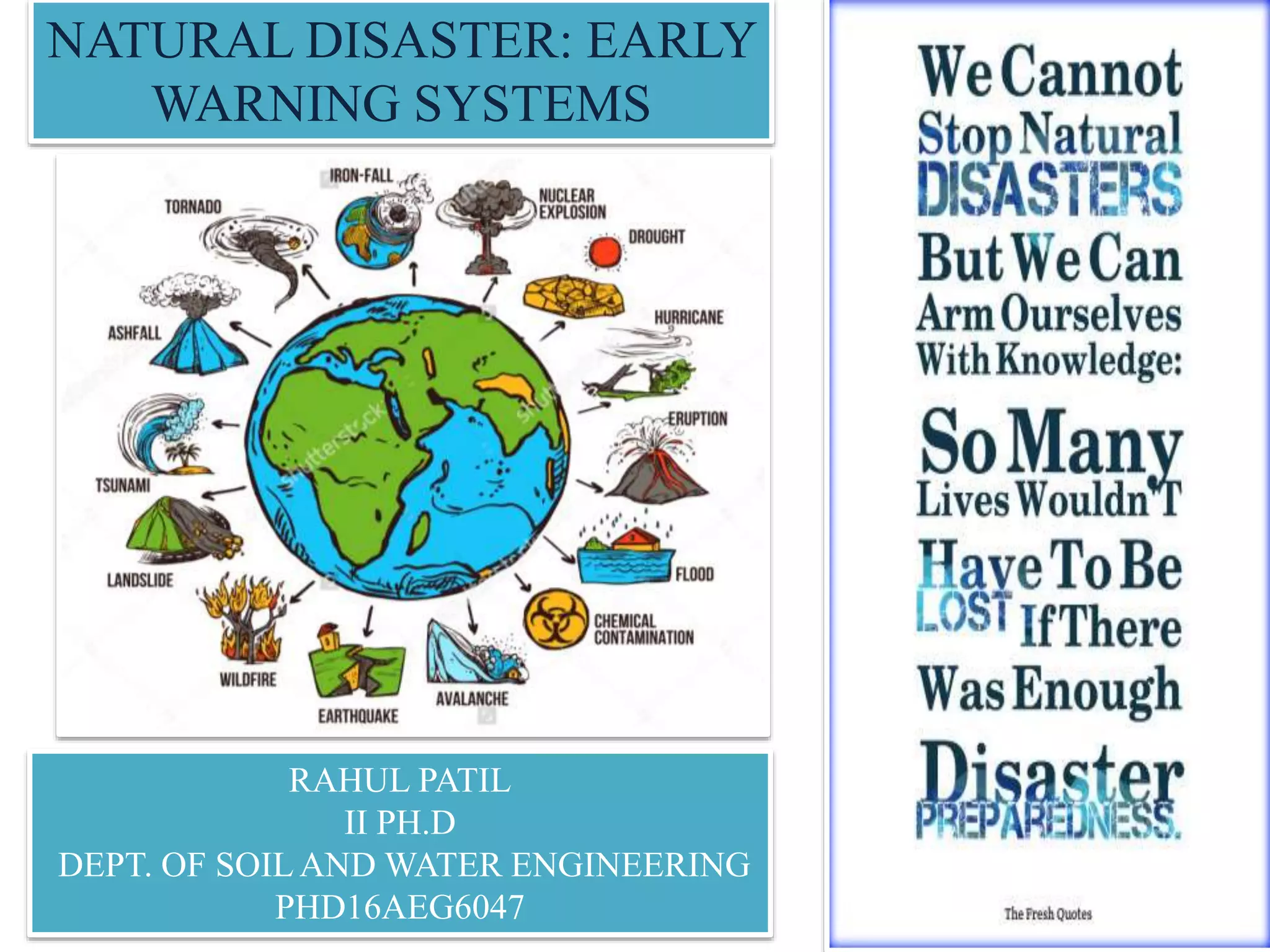 Early warning systems | PPTX