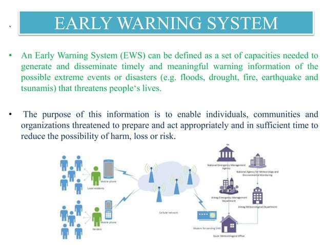 Early warning systems