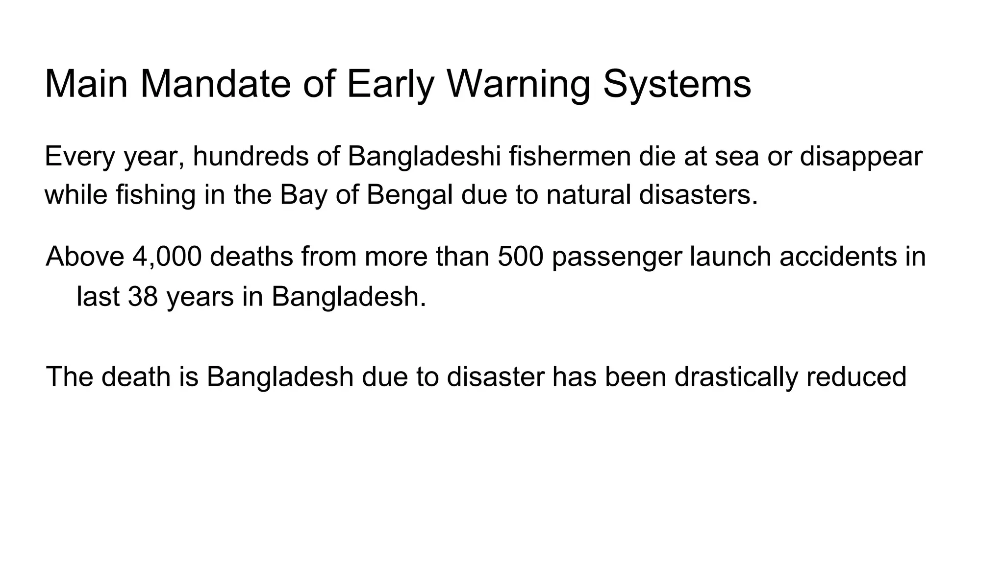 Early warning systems | PPTX