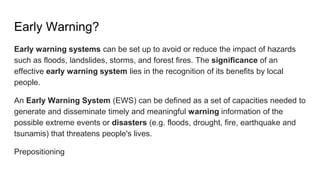Early warning systems | PPTX