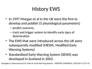 EARLY WARNING SYSTEMS, What's NEWs .pptx