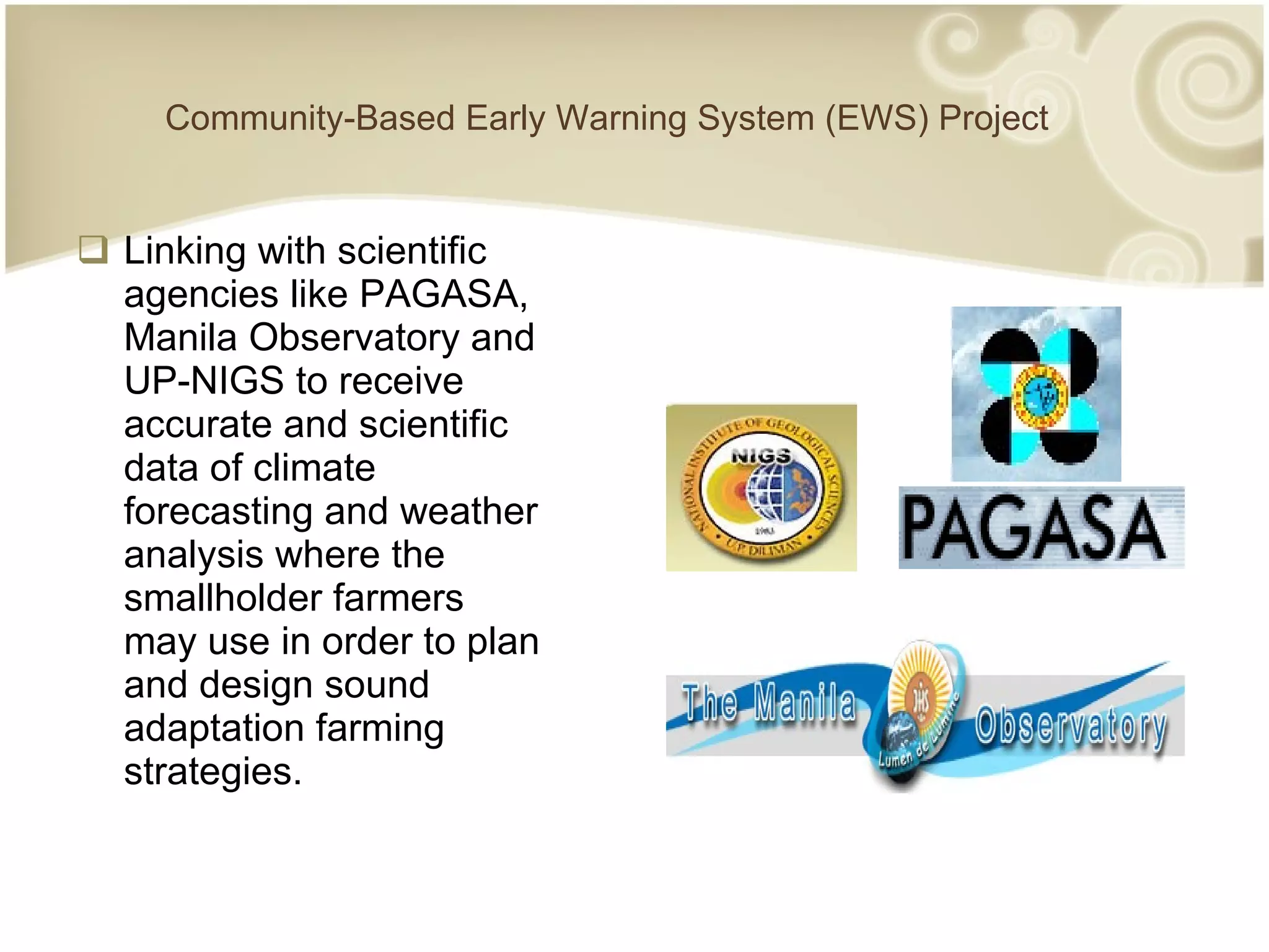 Community-based early warning system | PPT