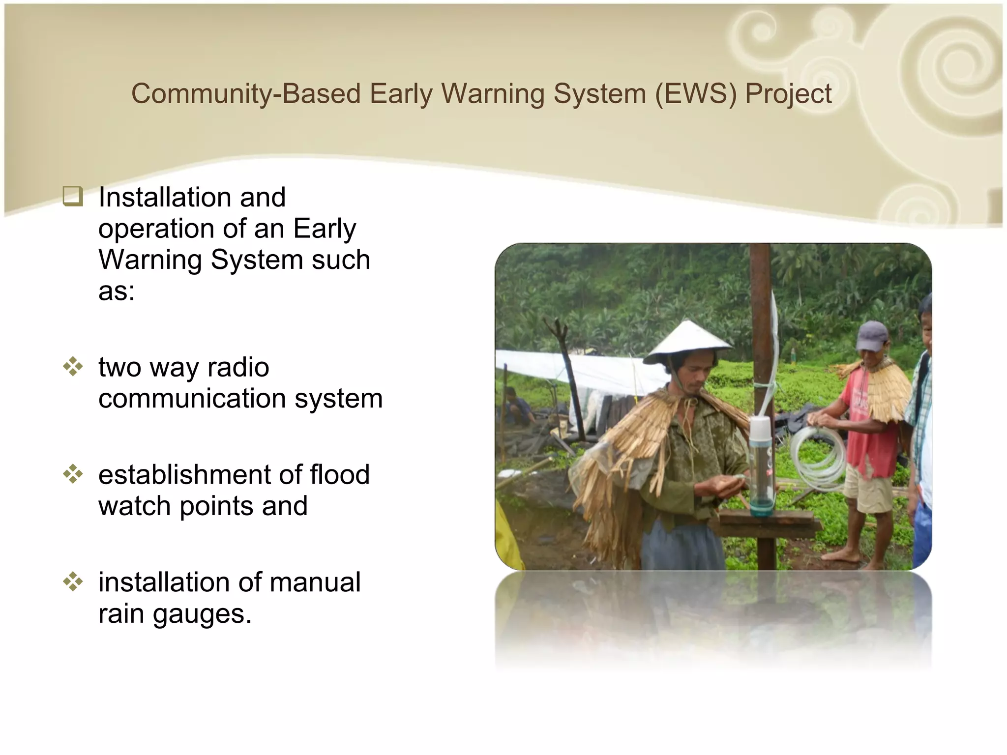 Community-based early warning system | PPT