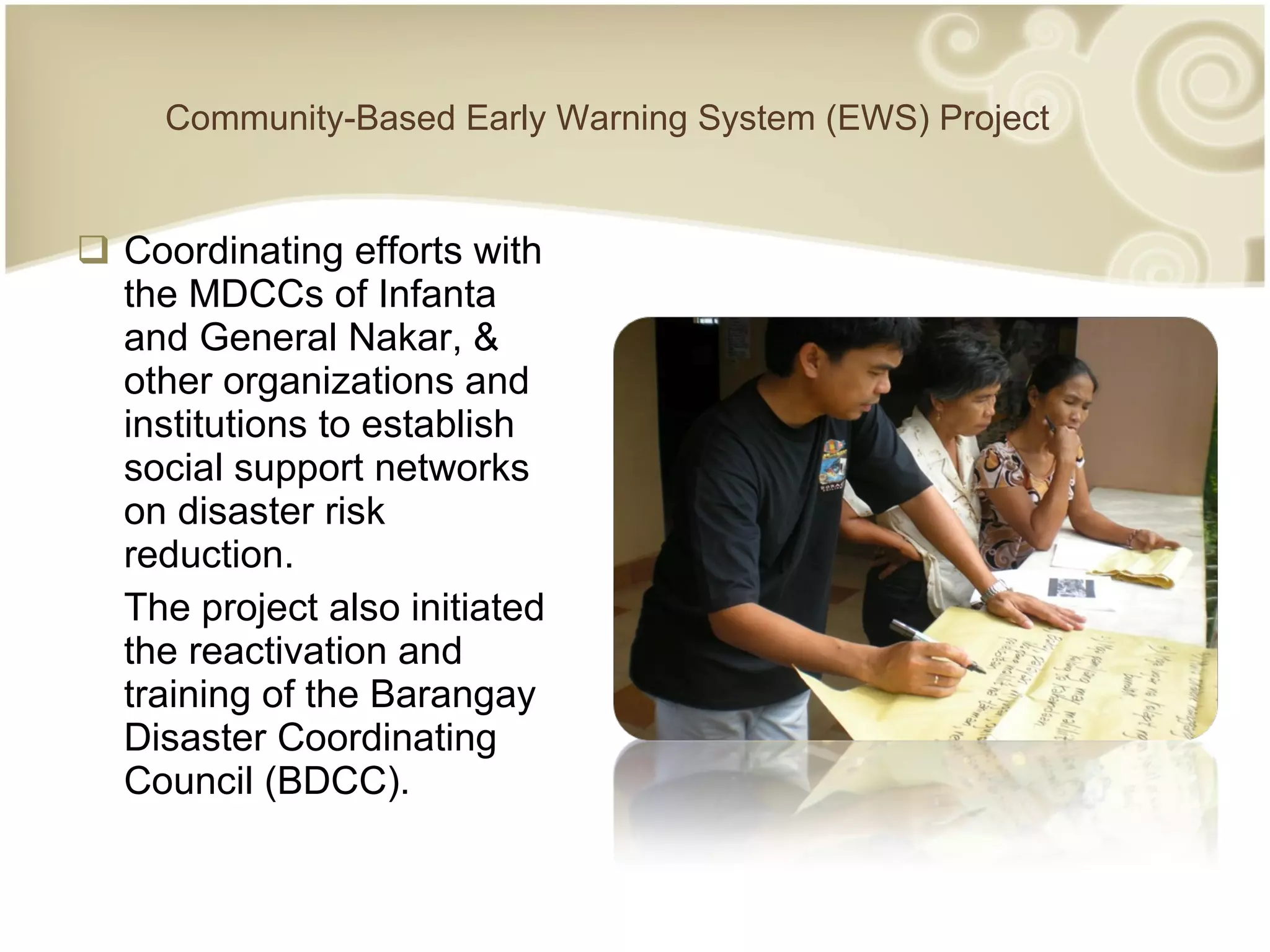 Community-based early warning system | PPT