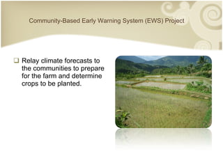 Community-based early warning system | PPT