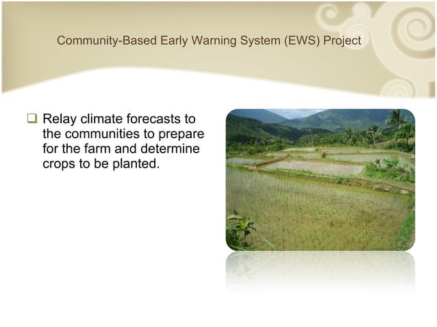 Community-based early warning system | PPT