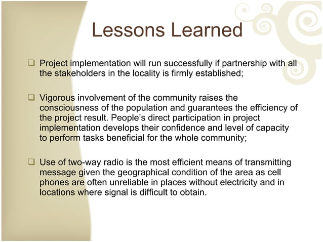 Community-based early warning system | PPT