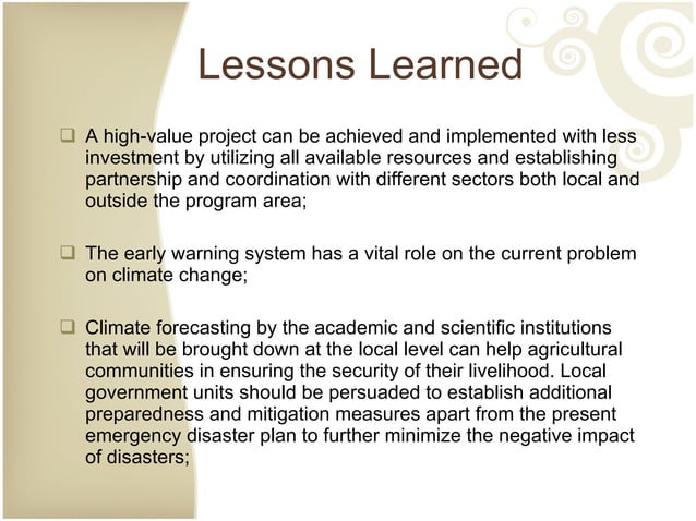 Community-based early warning system | PPT