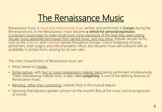 Early Western Art Music | PPTX