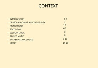 Early Western Art Music | PPT