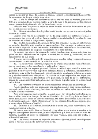 Early w george encuentros [doc] | DOC