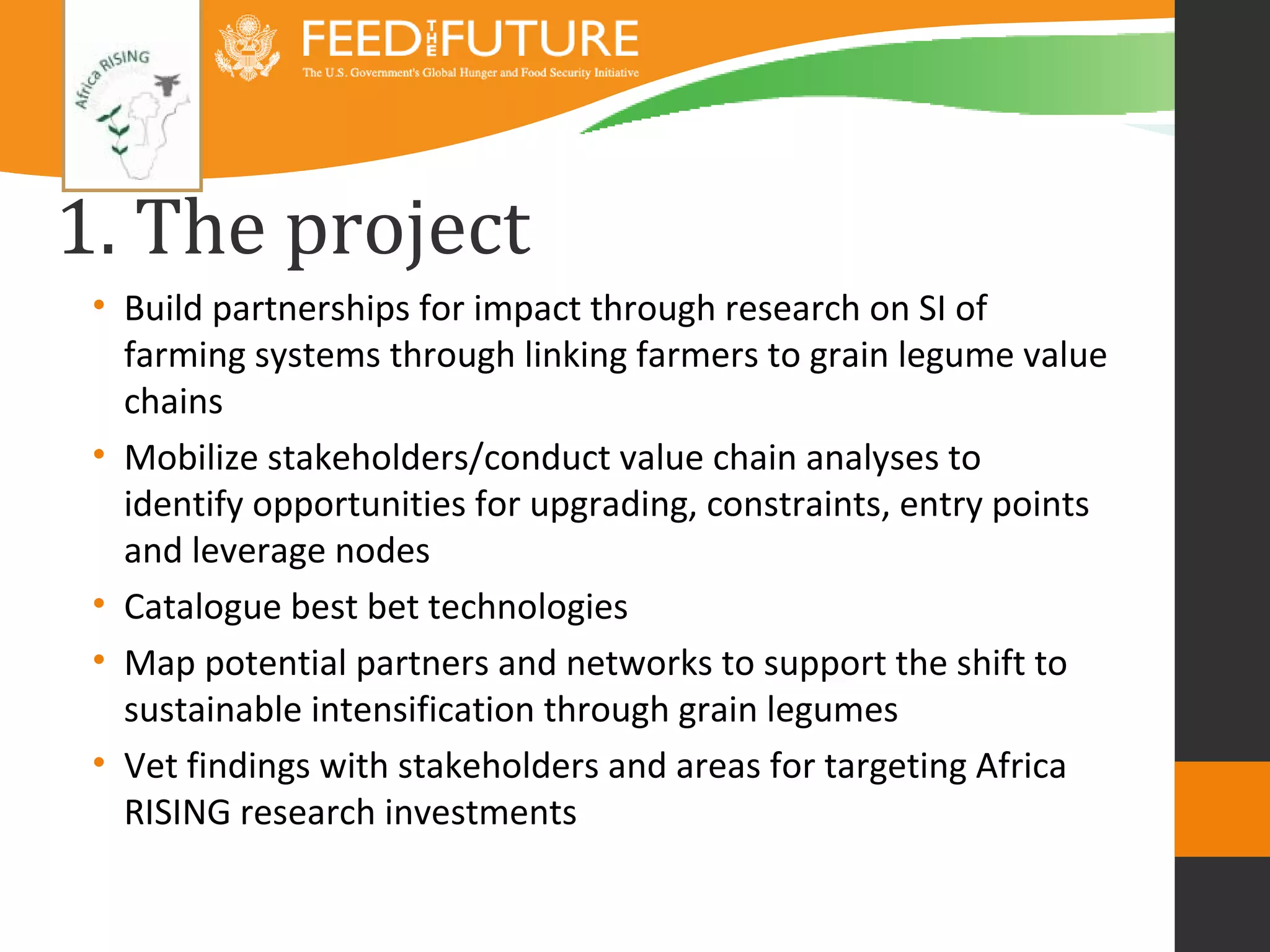 Value chain analysis of grain legumes in East and Southern Africa | PPT