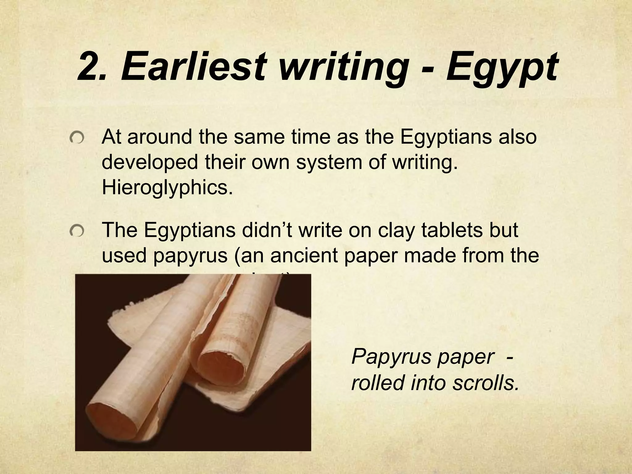 The history of writing | PPTX
